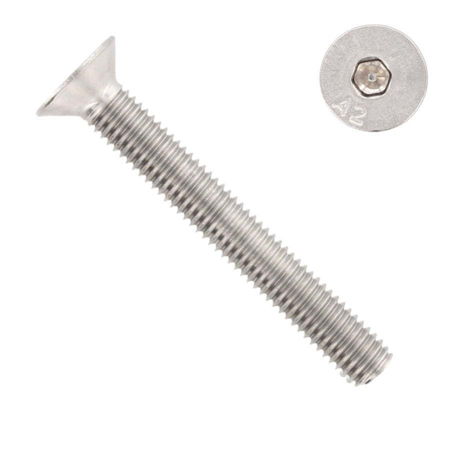 Surub cap înecat M6 x 8 mm DIN 7991 otel inoxidabil A2 (304) · Admira Distribution