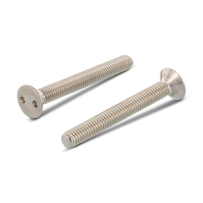 Surub siguranta antifurt cu 2 gauri cap inecat - M4 x 10 SP8 - 100 buc ...